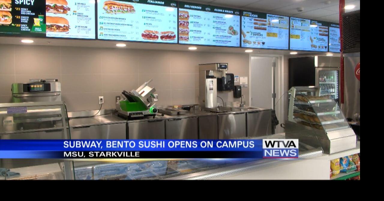 Subway and Bento Sushi open on MSU campus | Video | wtva.com