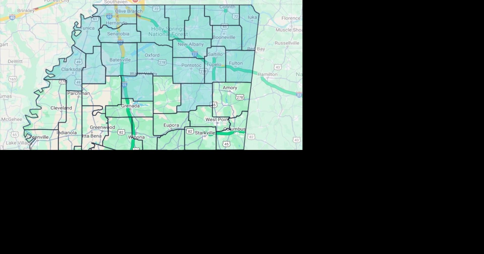 MDOT reporting ice on roads and bridges in 19 counties | Mississippi ...