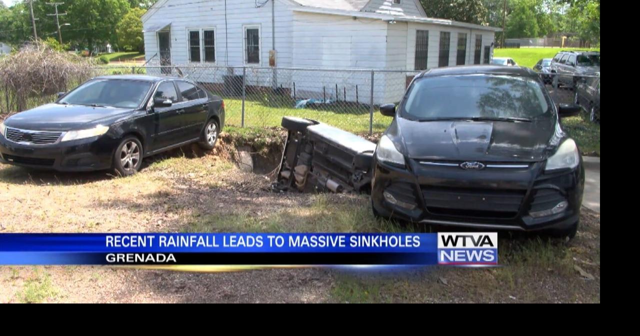 Recent rainfall leads to major sinkholes in Grenada | Video | wtva.com