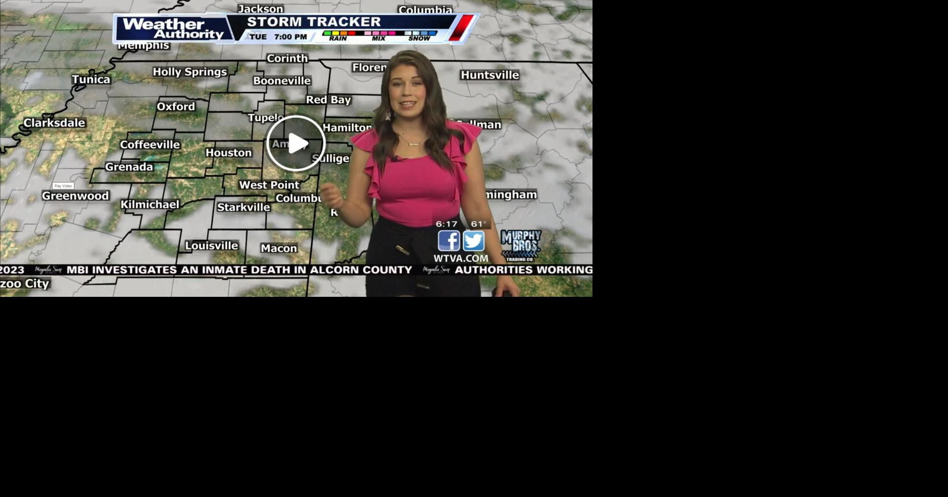 Rain moves through for the morning with some clouds and some sun for ...