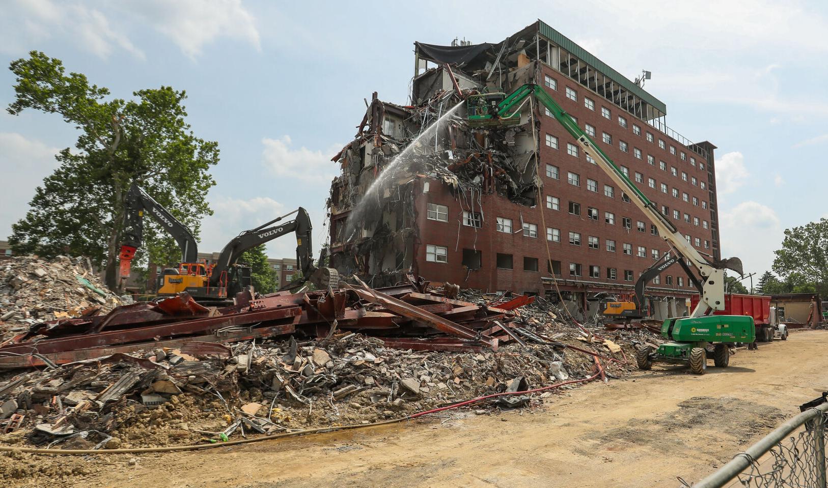 Marshall University begins demolition of Holderby Hall | Education ...