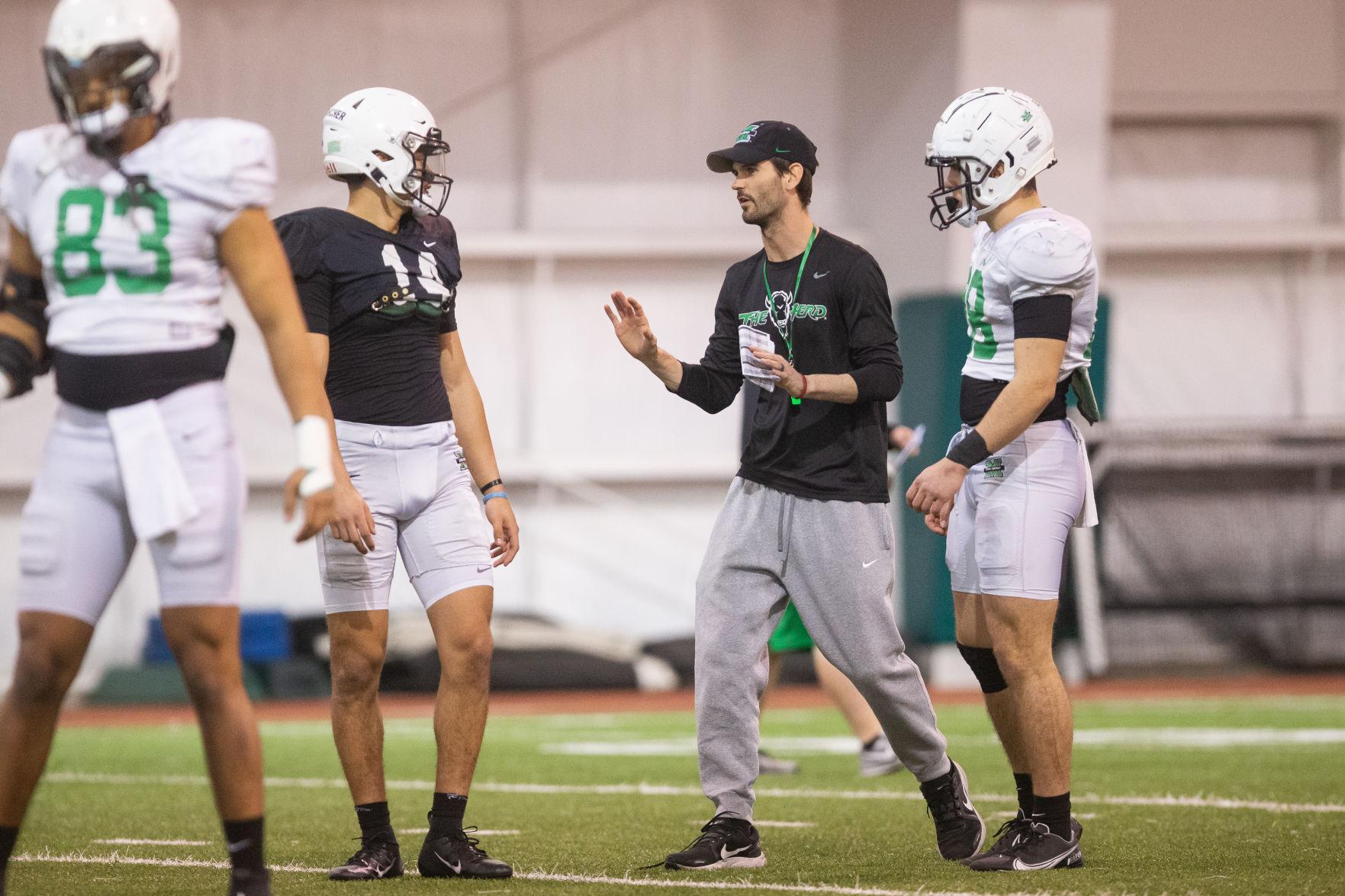 Marshall football: Fancher making the most of his spring reps at QB ...