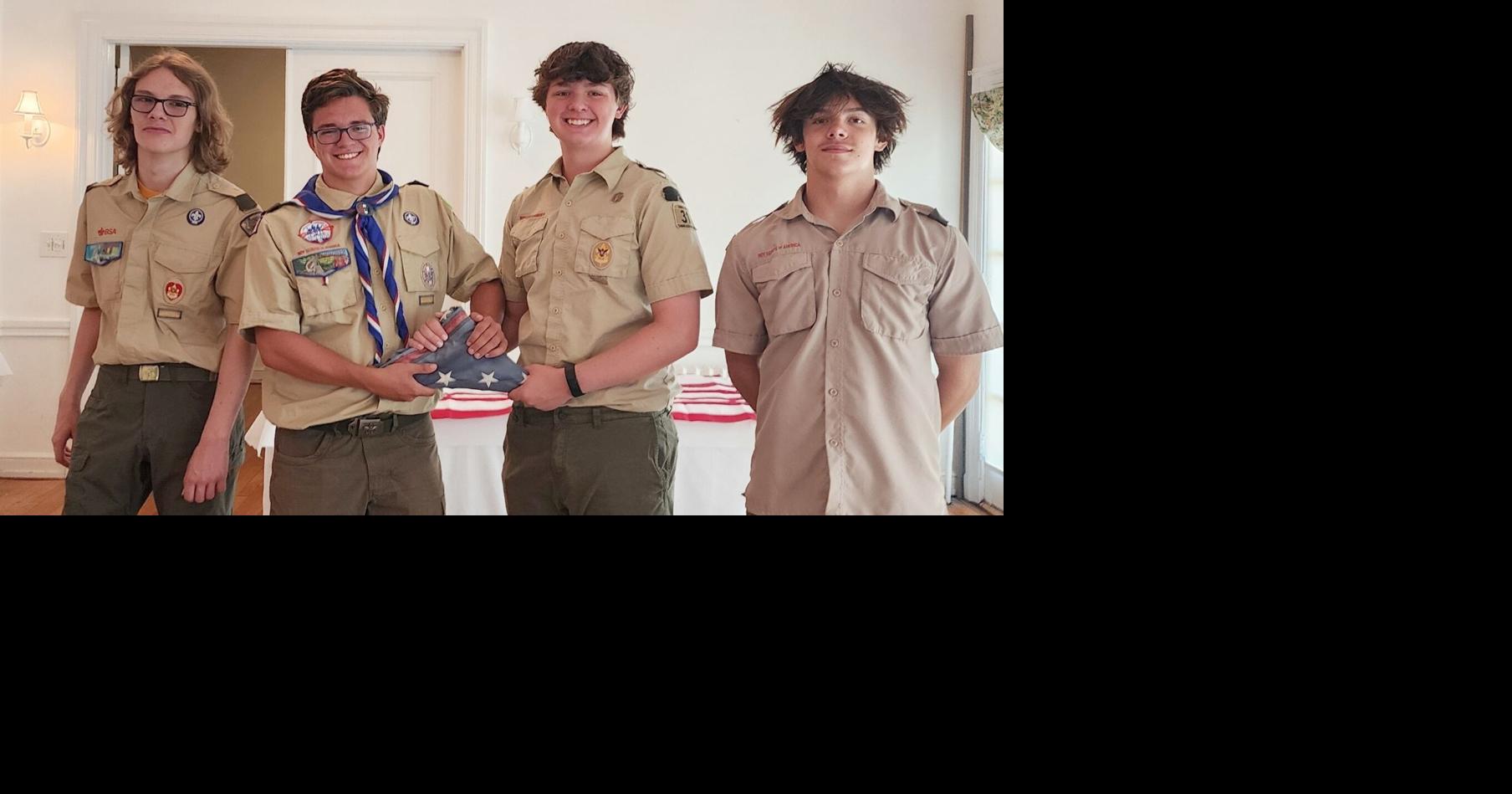 Local Scouts retire, replace WCC flag | Metro Kanawha | wvgazettemail.com