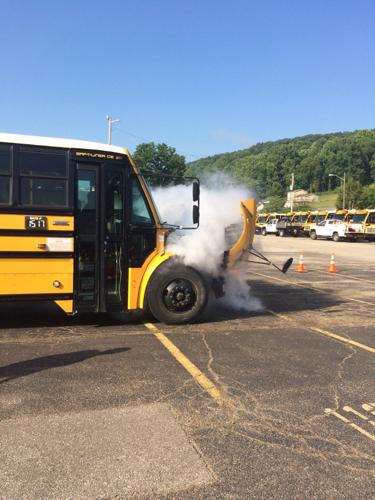 KCS hosts school bus fire suppression demonstration | Metro Kanawha ...