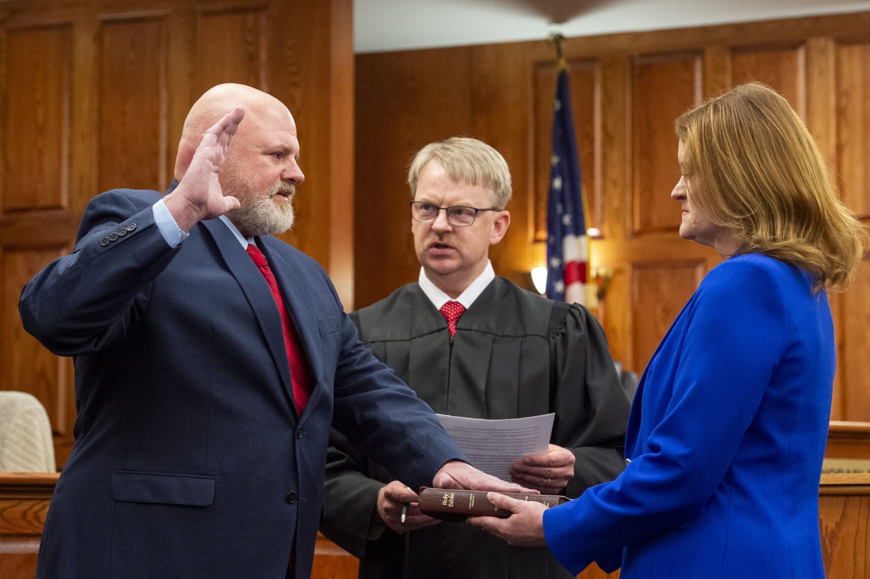 Delbert Roush sworn in as Kanawha County magistrate judge | News ...