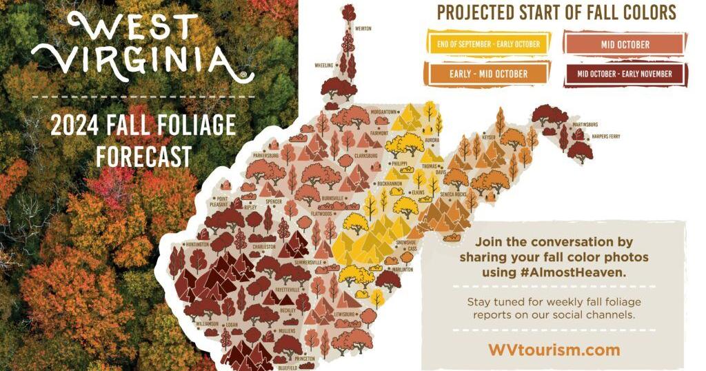 Tourism department issues 2024 fall foliage map | Ecology ...