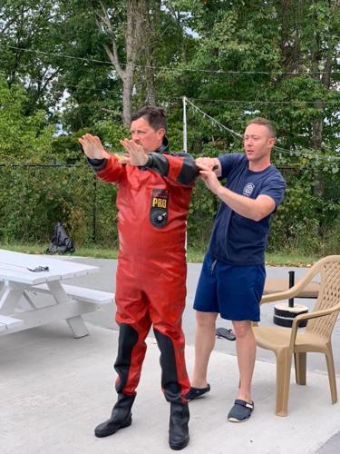 SCFD members submerge into dive training | Metro Kanawha ...