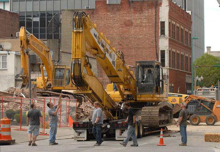 Rose City Press building reduced to rubble | News | wvgazettemail.com