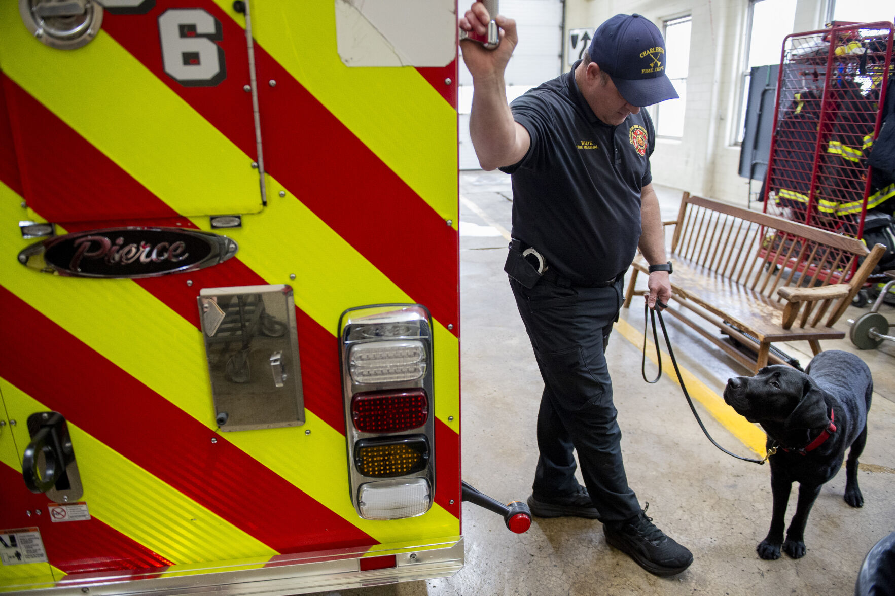 Photos: Meet Pancake, the Charleston Fire Department's first accelerant ...