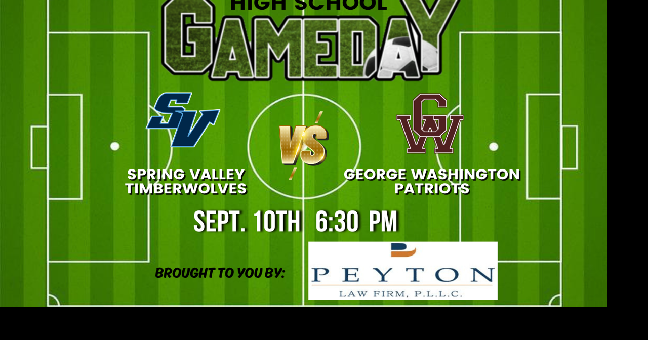 Spring Valley Timberwolves vs. George Washington Patriots (girls soccer ...