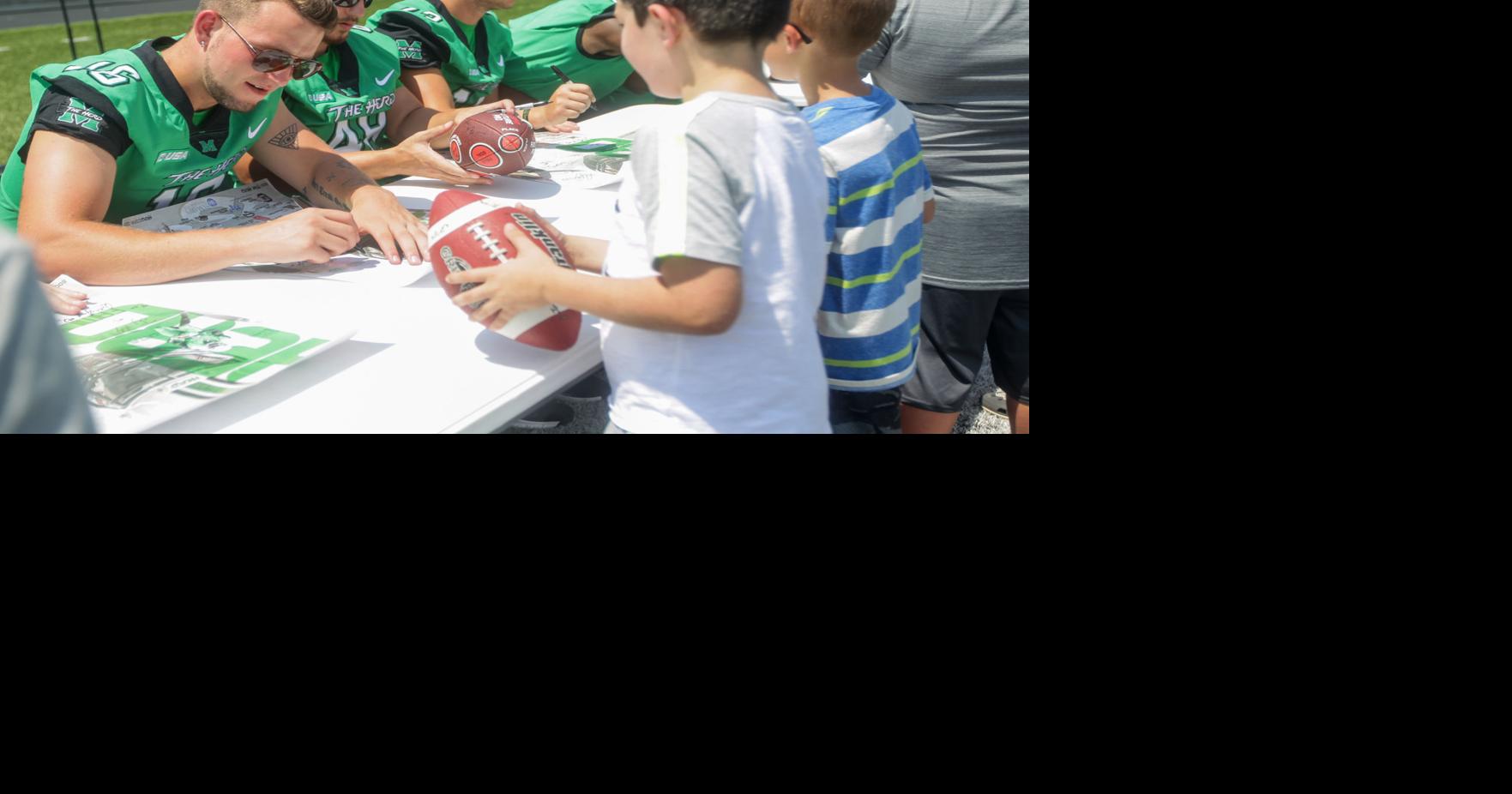 Marshall football: Meeting players special for Herd fans | Marshall ...