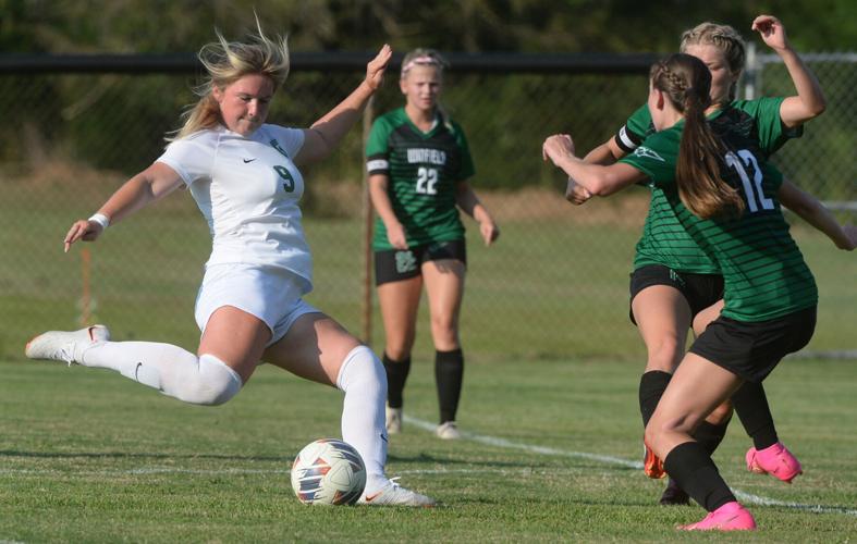 Prep girls soccer: Catholic holds off Winfield charge to stay ...