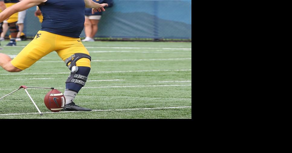 WVU football notebook: Three kickers battling for starting job | WVU ...