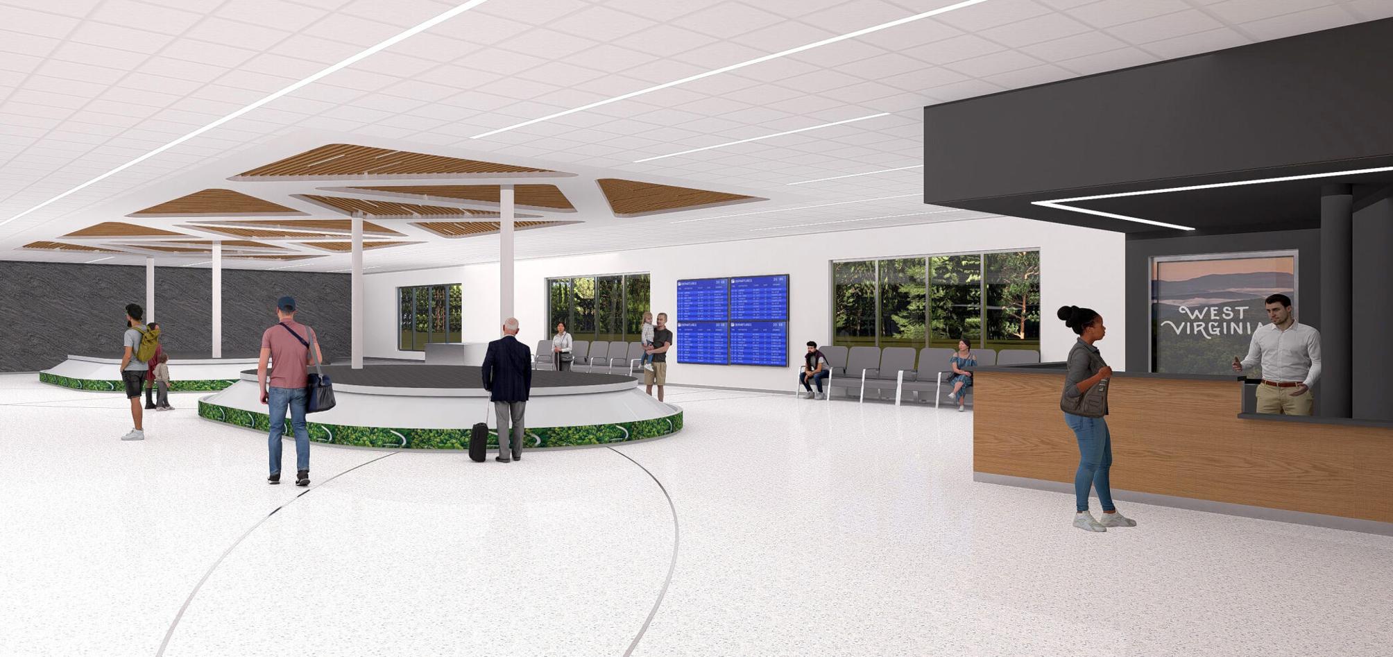 Terminal upgrades at CRW Yeager Airport in Charleston, WV | Kanawha ...