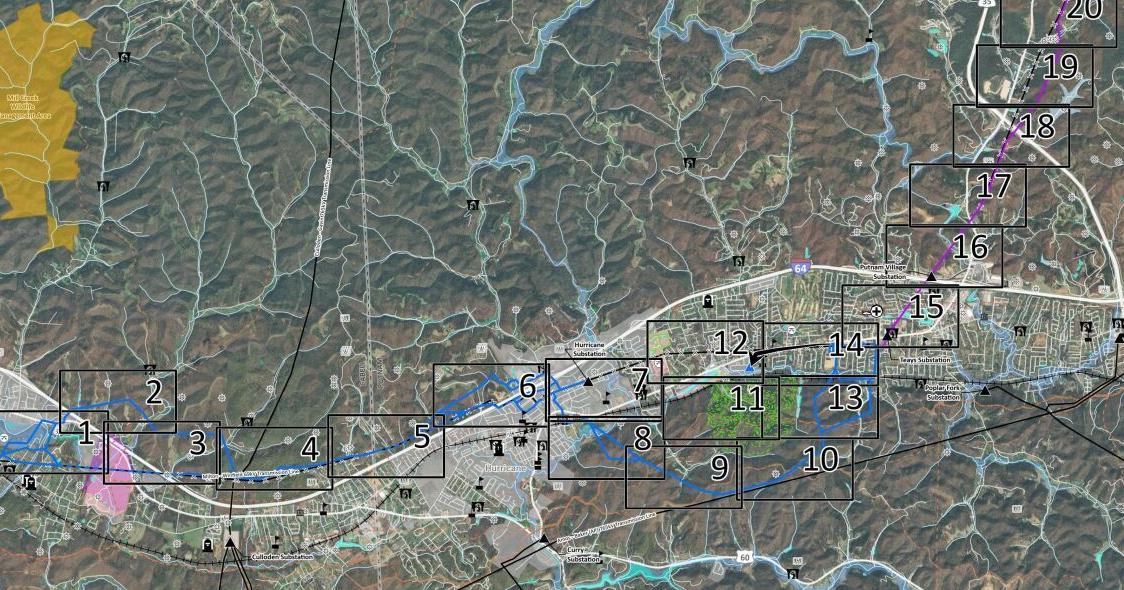 Appalachian Power shows Bancroft-Milton transmission line | Putnam ...