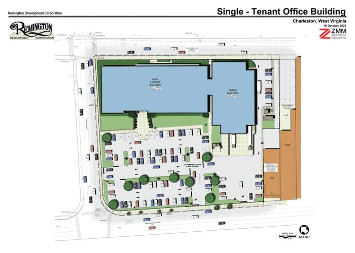 $65M office development approved at former CASCI building | Kanawha ...