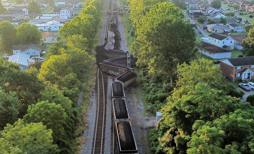 Rail crossings reopen after St. Albans coal train derailment | Kanawha ...