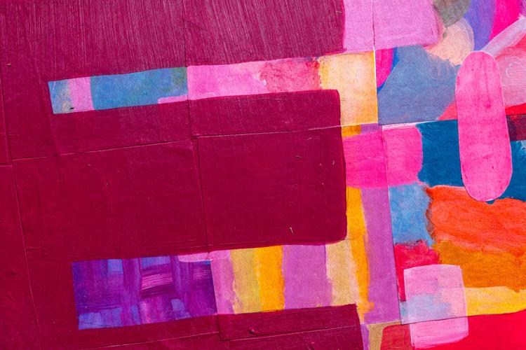 Abstract Art by Edgewood Elementary students adorns Edgewood Park ...