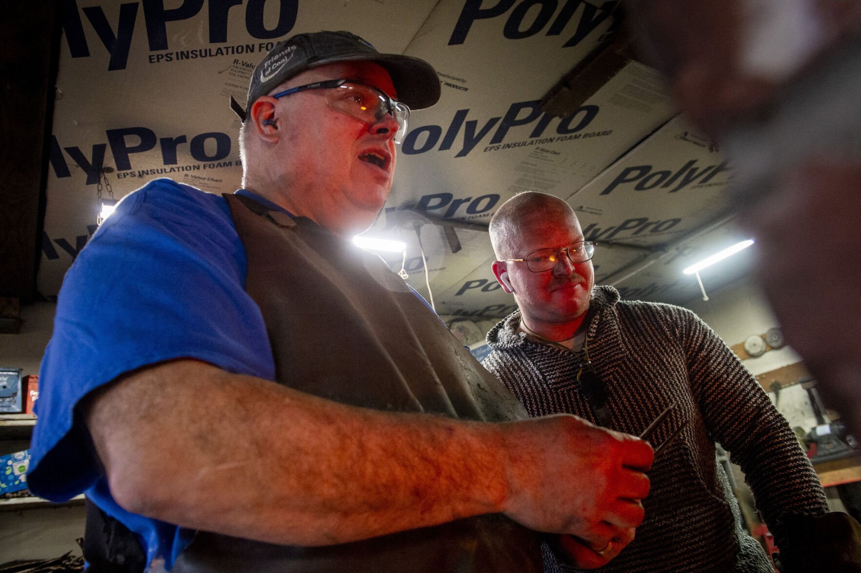 Witcher Creek WV preacher, bladesmith: Ron Hoy, Hoy's Forge | Kanawha ...