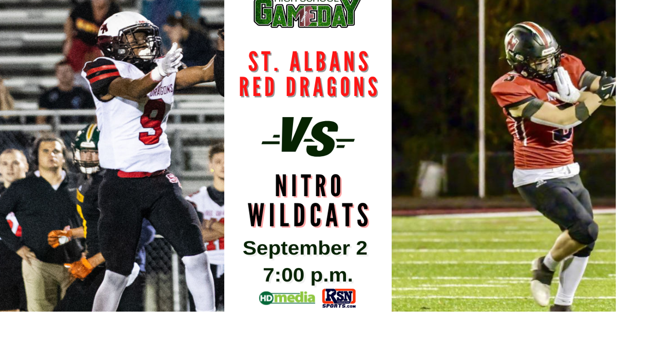 St. Albans Red Dragons vs. Nitro Wildcats: Sept. 2, 2022 | HD Media+ ...
