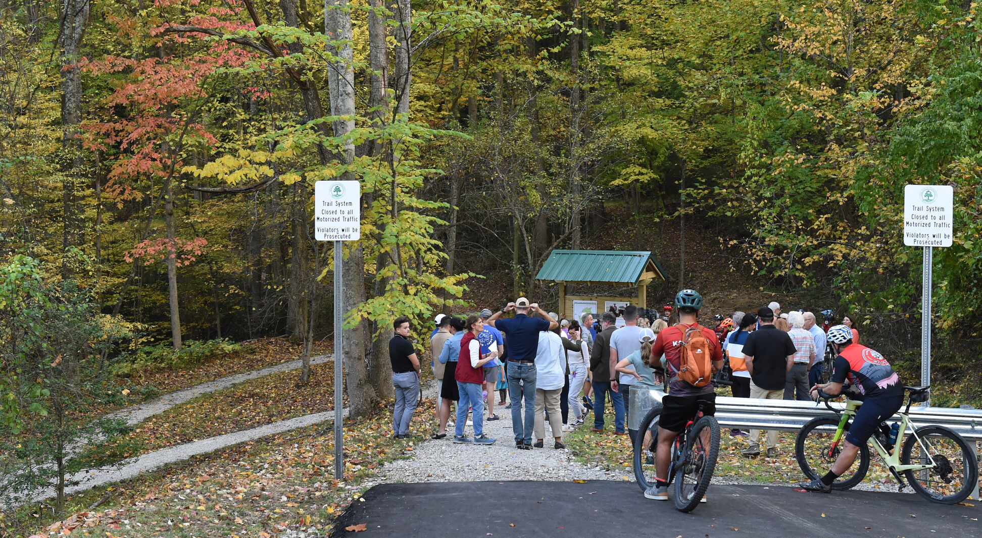 Charleston celebrates new trails on Loudon Heights Road | Kanawha ...