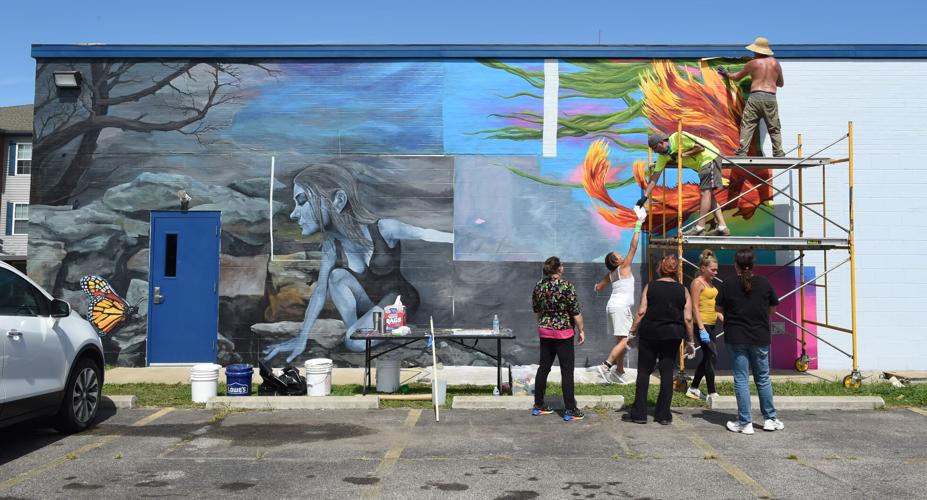 Recovery Point Charleston reveals path of recovery mural | Kanawha ...