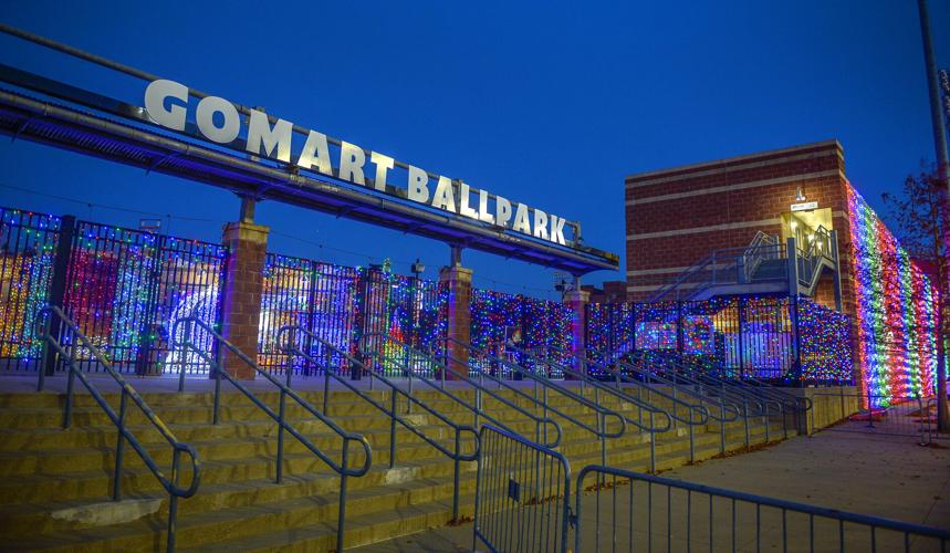 'It really is magical': GoMart Ballpark shines with holiday light ...