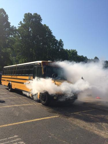 KCS hosts school bus fire suppression demonstration | Metro Kanawha ...