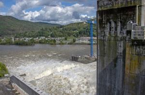 Bluestone Dam at near-record high levels from Helene storm | News ...