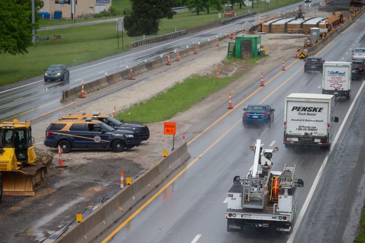 Two workers injured in I-64 work zone crash Wednesday | News ...