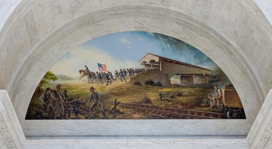 State Capitol Rotunda Murals dedicated on West Virginia Day | Kanawha ...