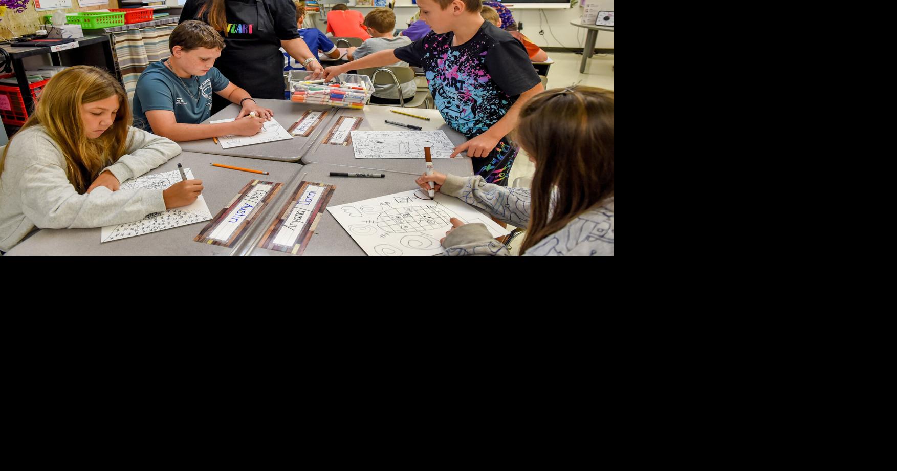 Artcart at Poca Elementary | | wvgazettemail.com