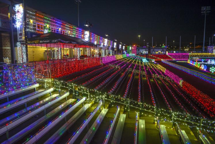 'It really is magical': GoMart Ballpark shines with holiday light ...