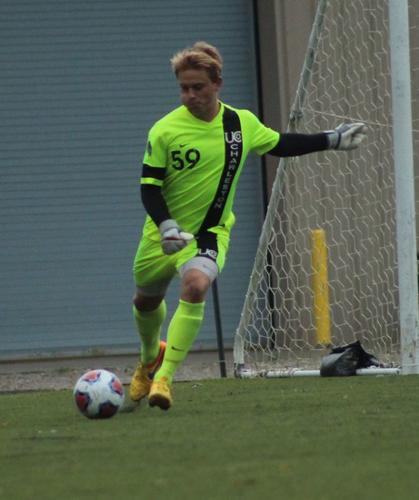 UC goalkeeper Fabian Veit is the Golden Eagles’ wall in front of the ...