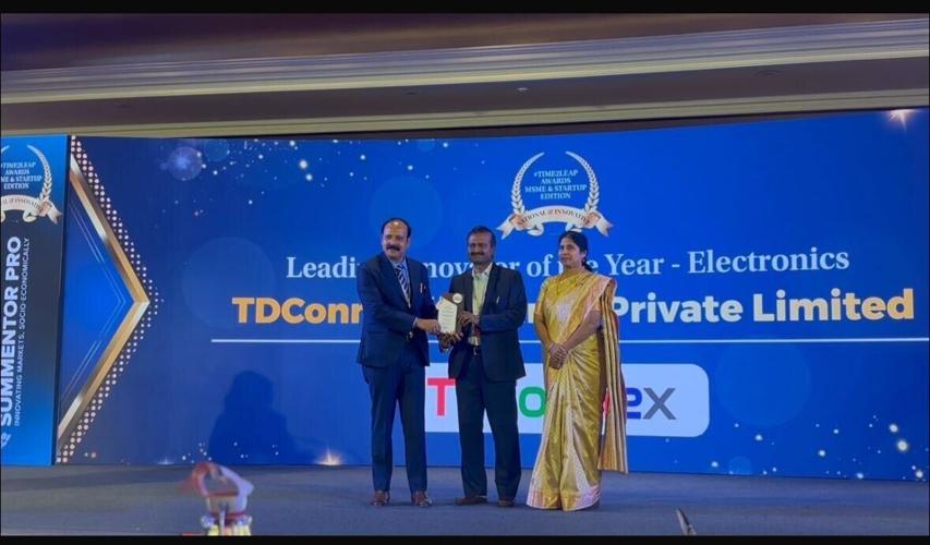 TDConnex wins Leading Innovator of the Year award for Electronics at ...