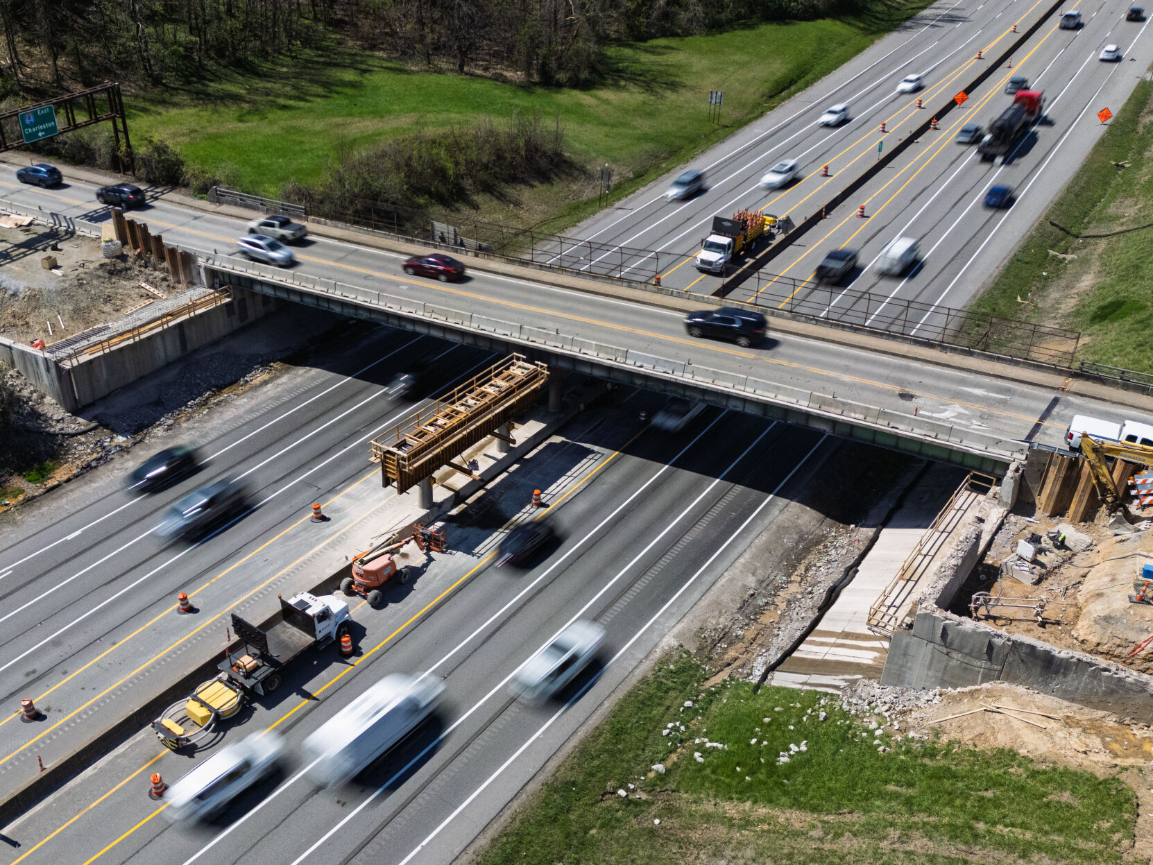 WVDOH bridge construction, Charleston, WV locator map | Kanawha Valley ...