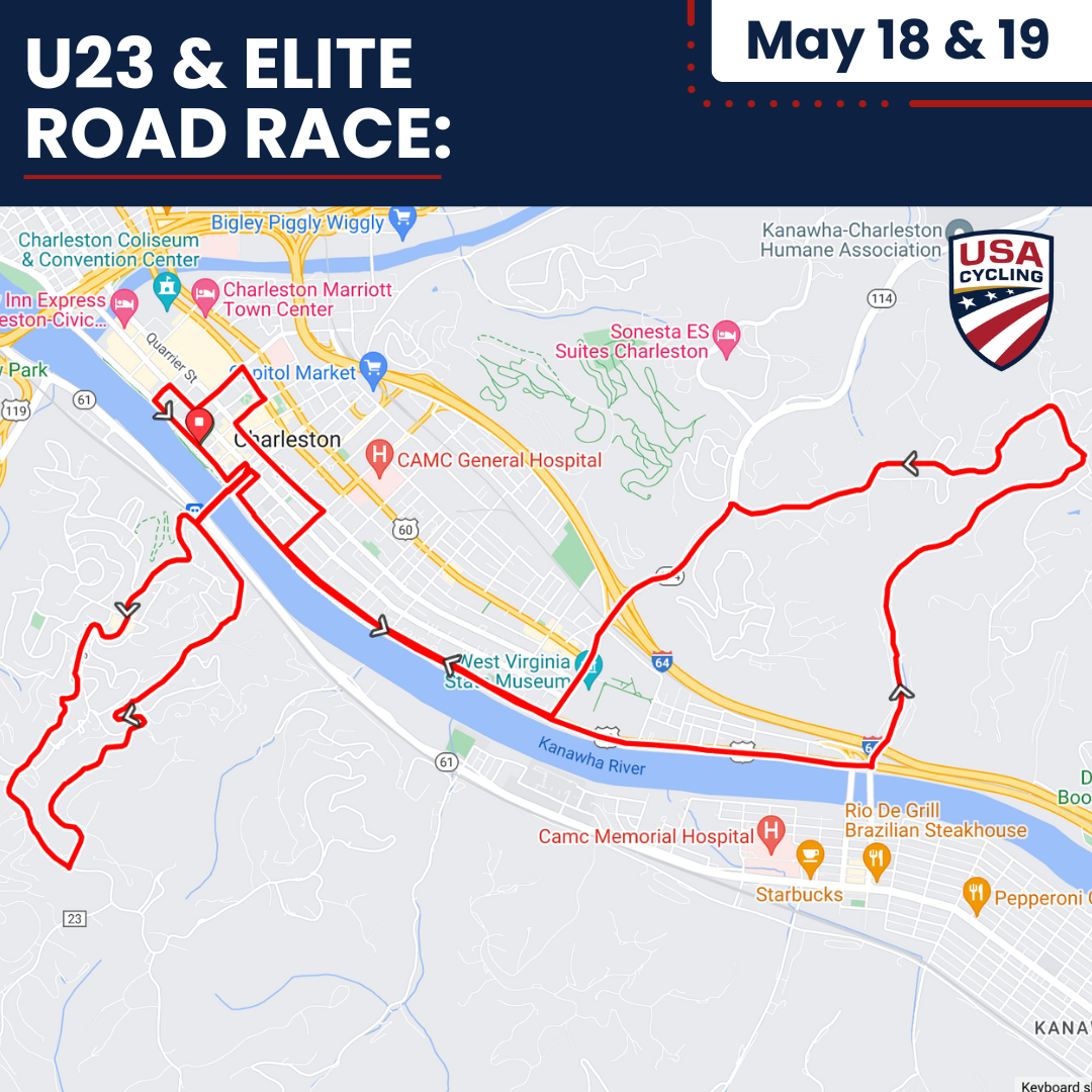 Charleston WV bike race road closures, maps: Need to know | Kanawha ...