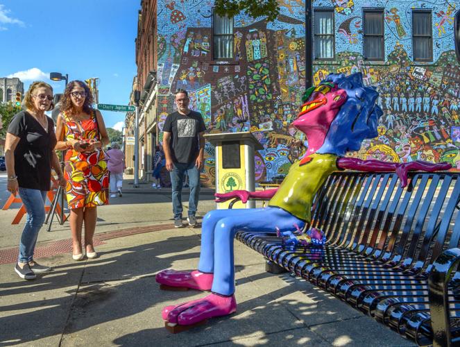 PHOTOS: City of Charleston unveils bench honoring Jupiter Hamilton ...