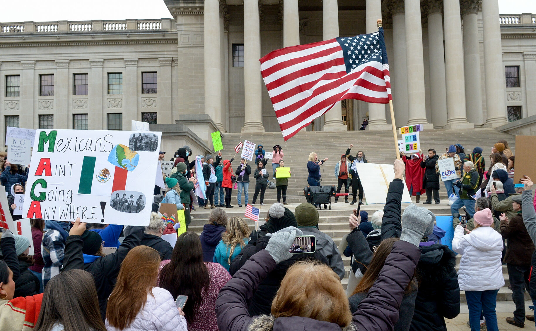 Over 300 attend anti-Trump, Project 2025 rally at WV Capitol | Politics ...