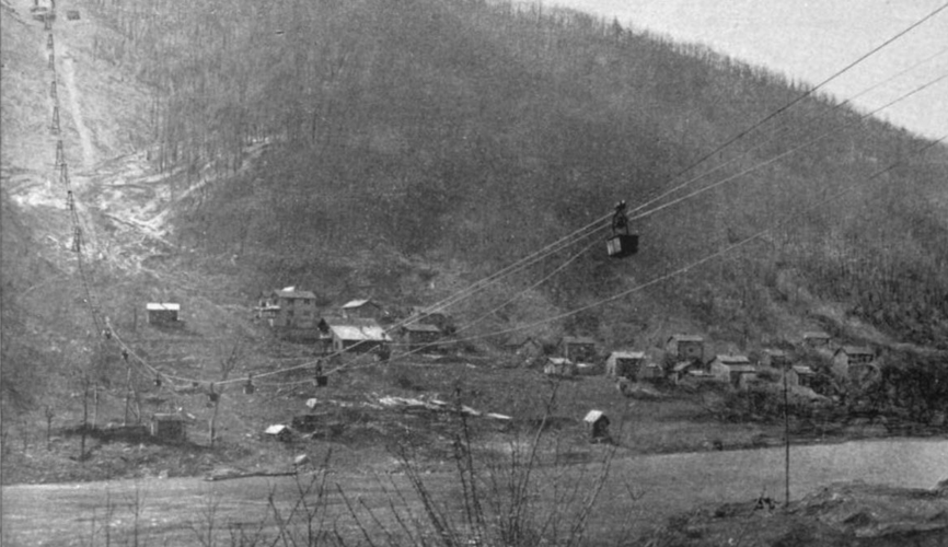 Mine at Gorge ghost town of Royal once shipped out its coal by air ...