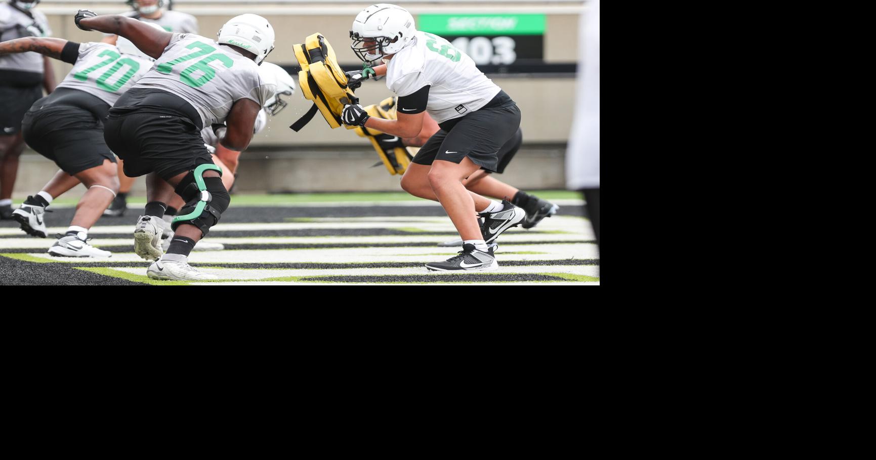 Eric Meeks, offensive line stout as fall camp nears finale | Marshall ...