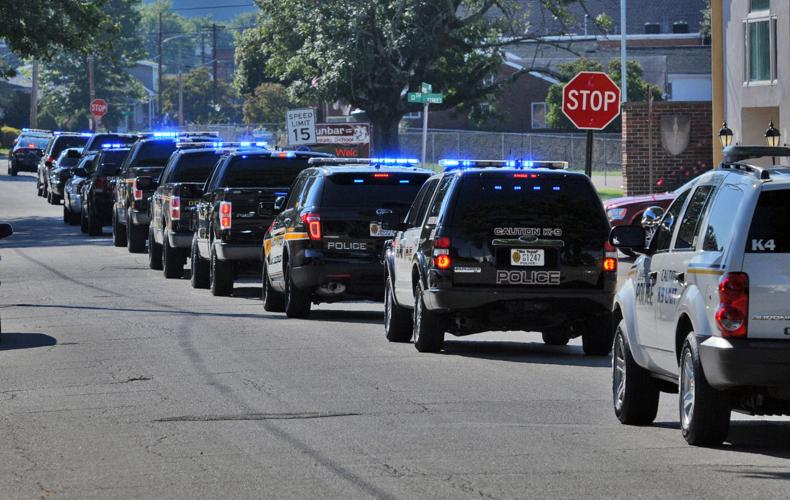 Officers honor fallen Dunbar police dog Alley | News | wvgazettemail.com