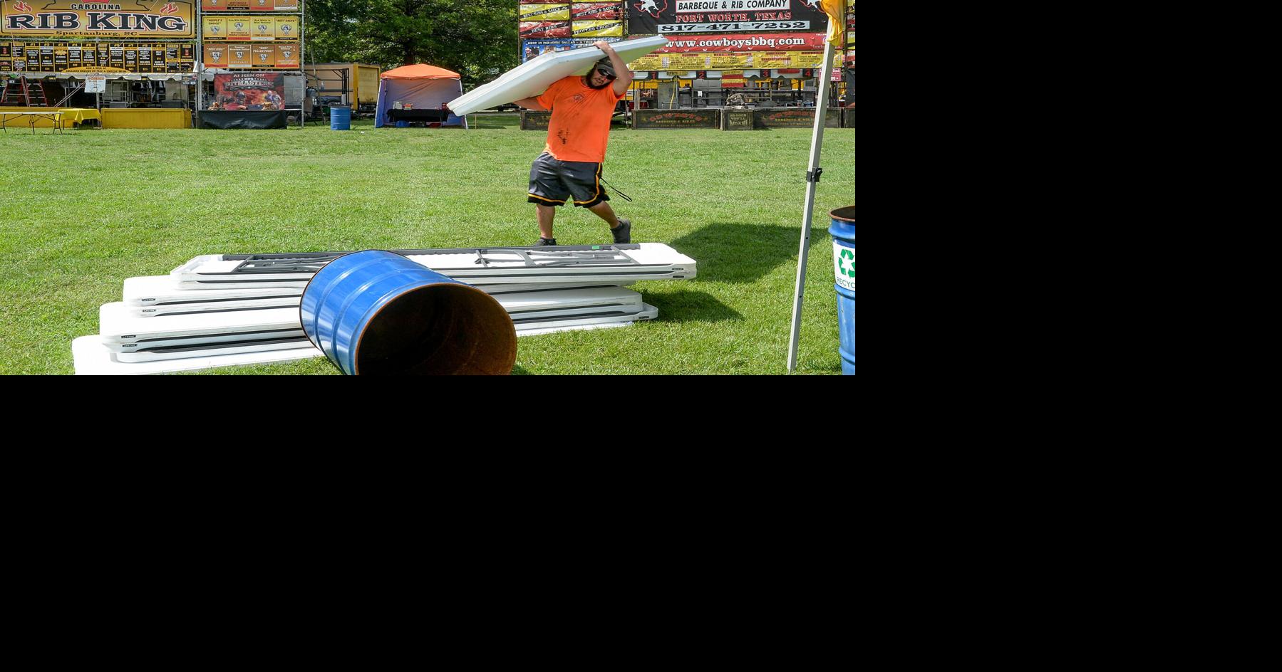 PHOTOS: Getting ready for Ribfest | Kanawha Valley | wvgazettemail.com