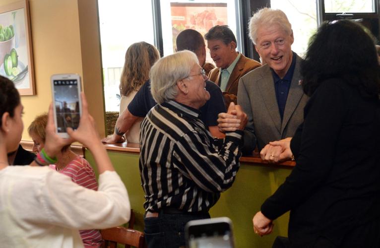 Bill Clinton sees protesters in Logan, adoration in Charleston ...