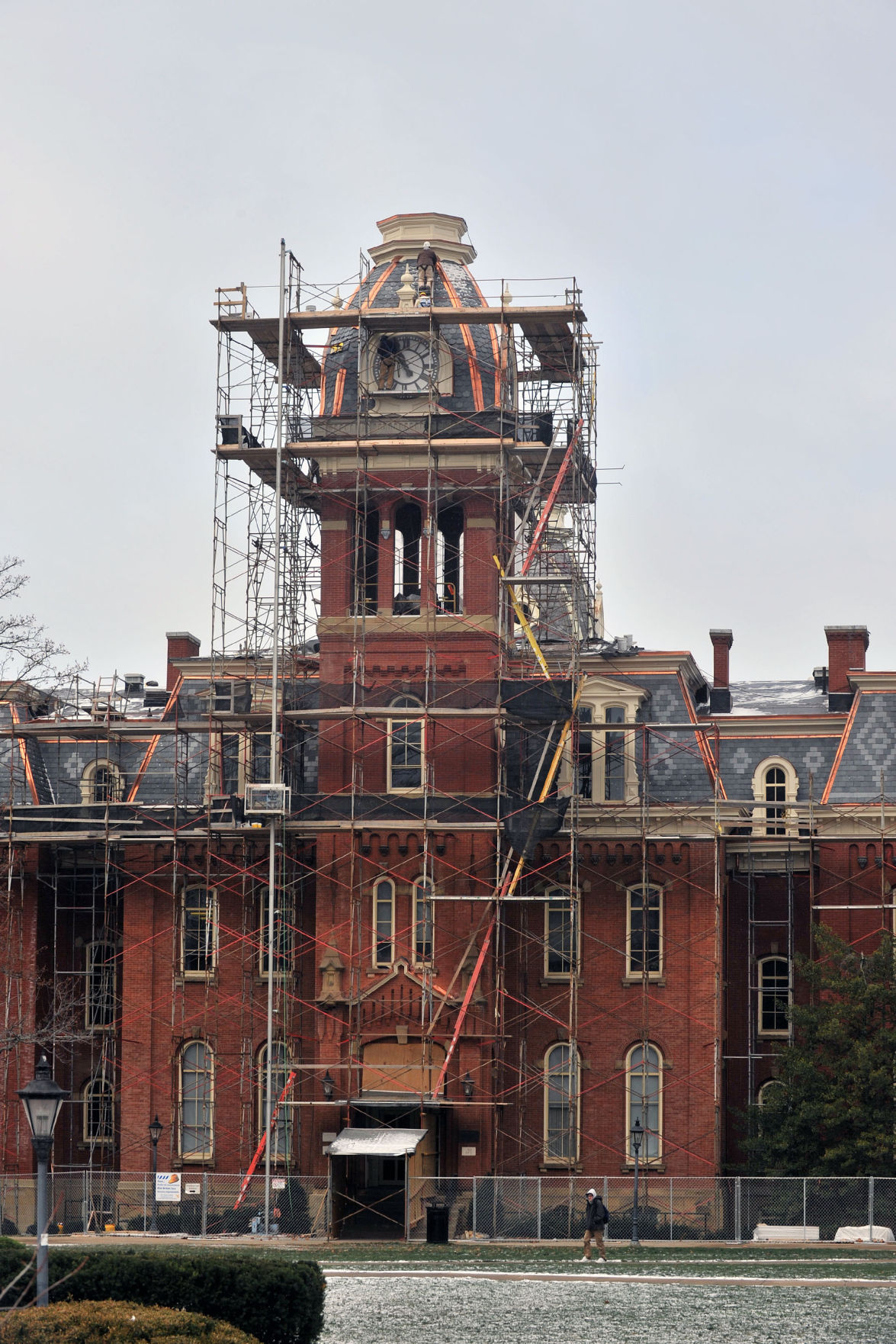 WVU's iconic Woodburn Hall undergoes renovations | News | wvgazettemail.com