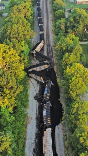 Rail crossings reopen after St. Albans coal train derailment | Kanawha ...