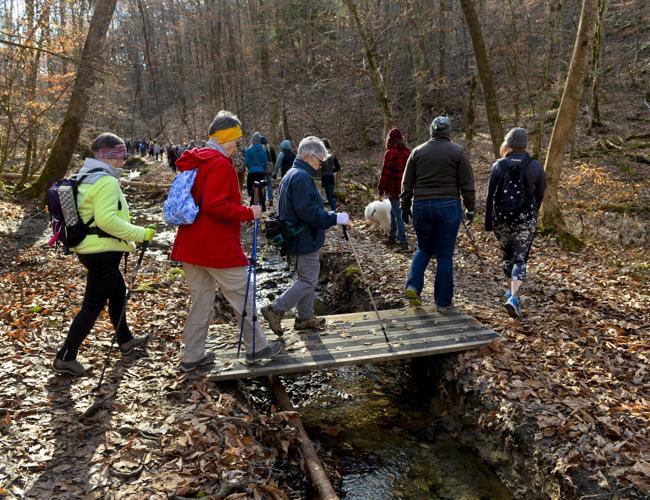 PHOTOS: Hikers start the new year off on the right foot | Kanawha ...