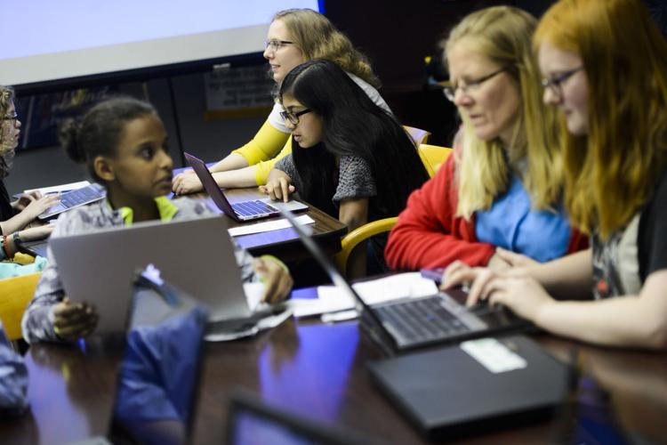 Class working to close computer science gender gap | Education ...