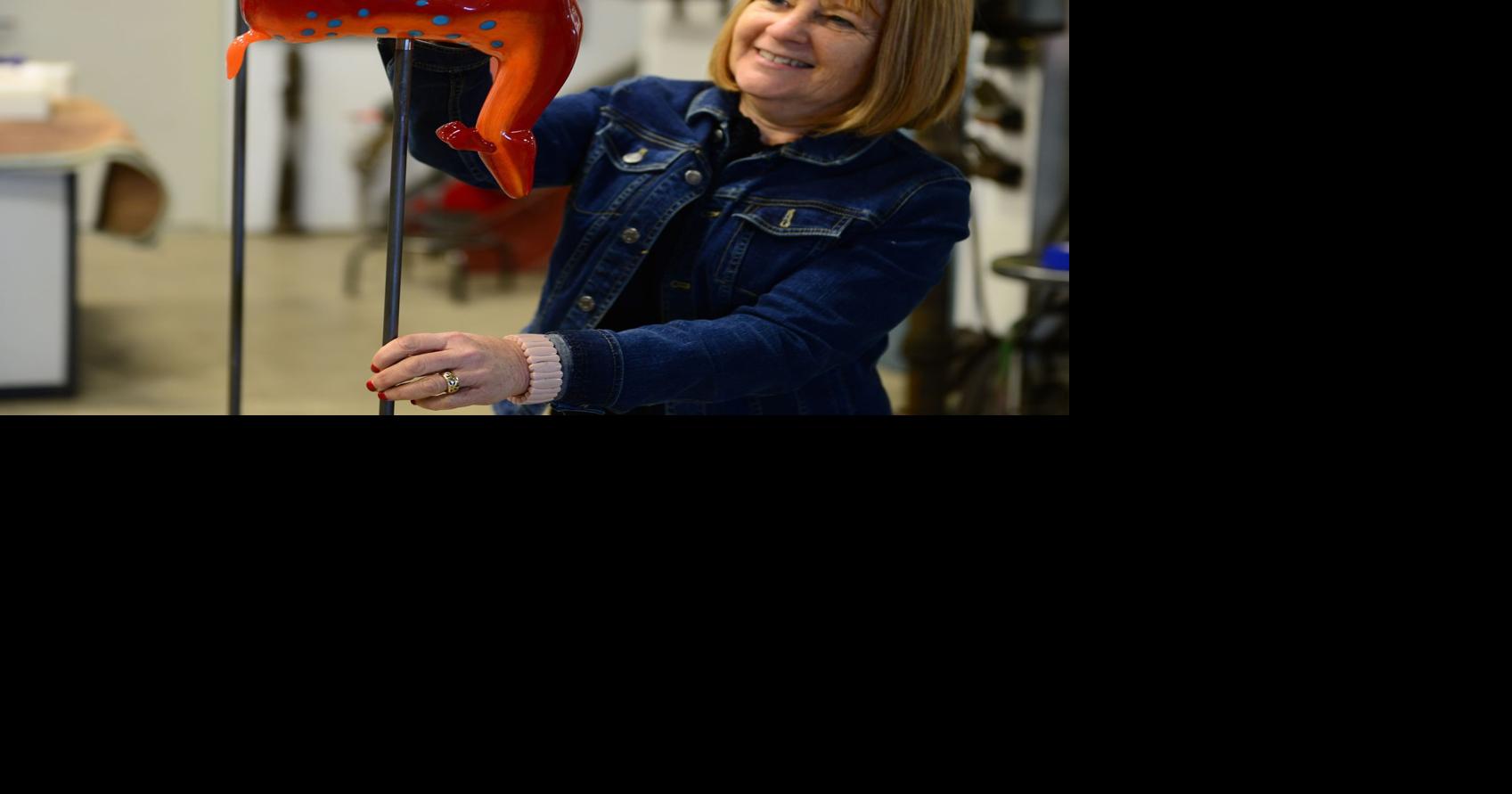 Artist Kaufman creates glass sculpture exhibit for Clay Center | Arts ...