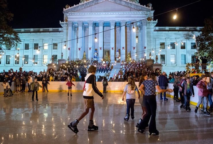 PHOTOS: US Capitol Christmas tree stops at WV Capitol | Kanawha Valley ...